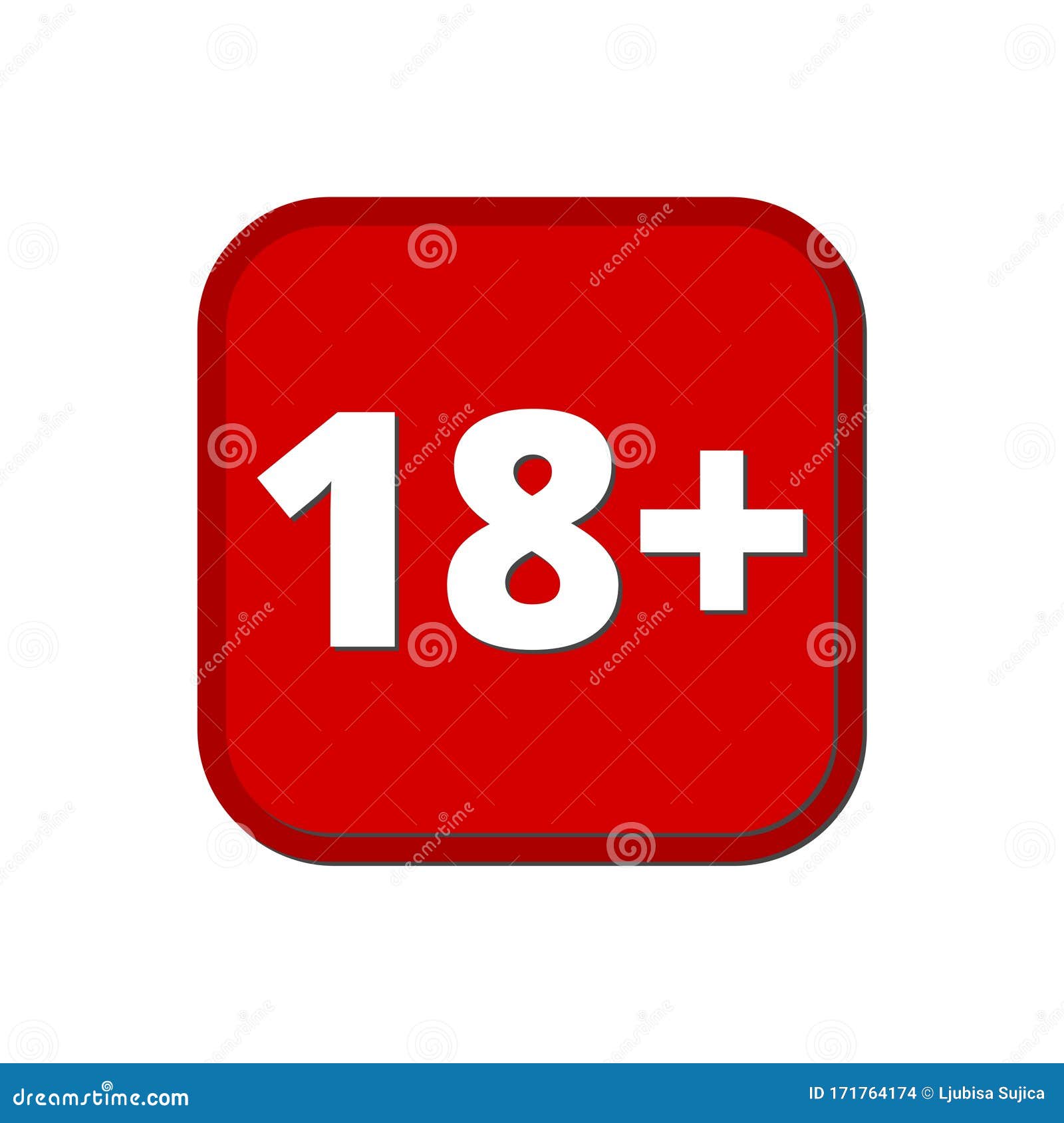 18+ Age Restriction Sign, Vector Eighteen Icon Stock Vector ... 18+ Age Restriction Sign, Vector Eighteen Icon Stock Vector ...