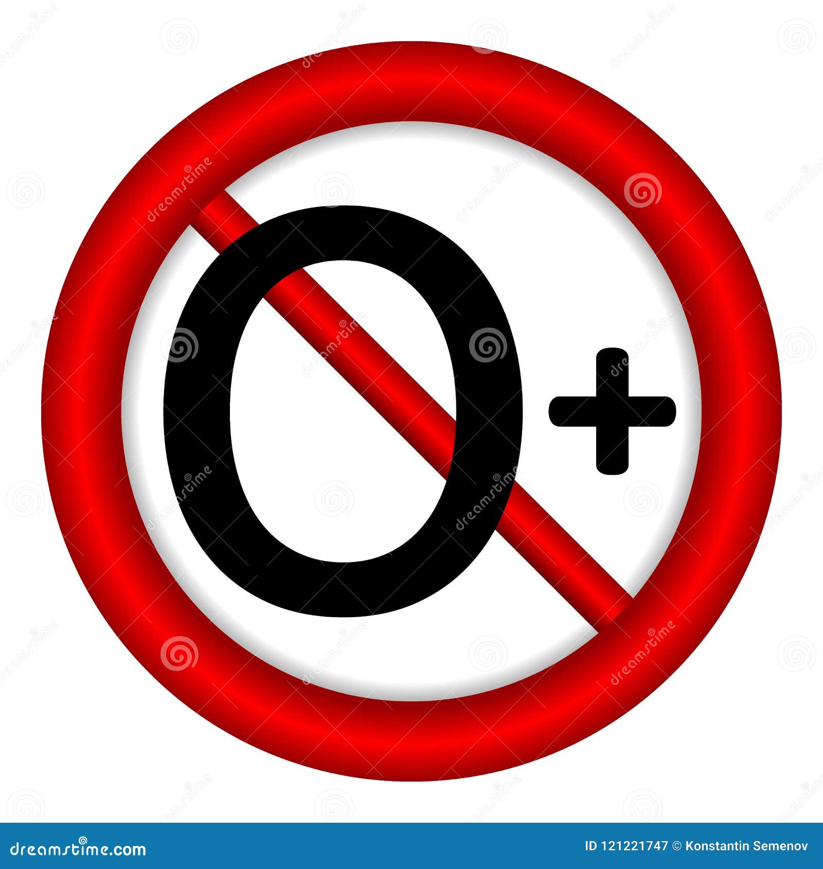 0 age restriction sign. stock illustration. Illustration of icon ...