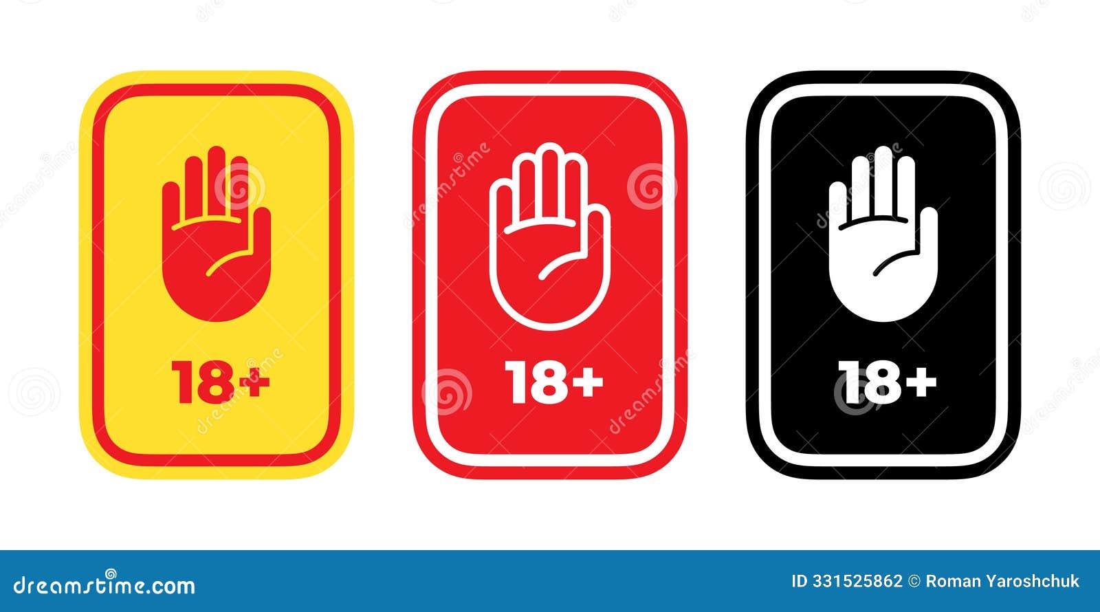 Age Restriction Symbols. Adults Only Stock Photography | CartoonDealer ...