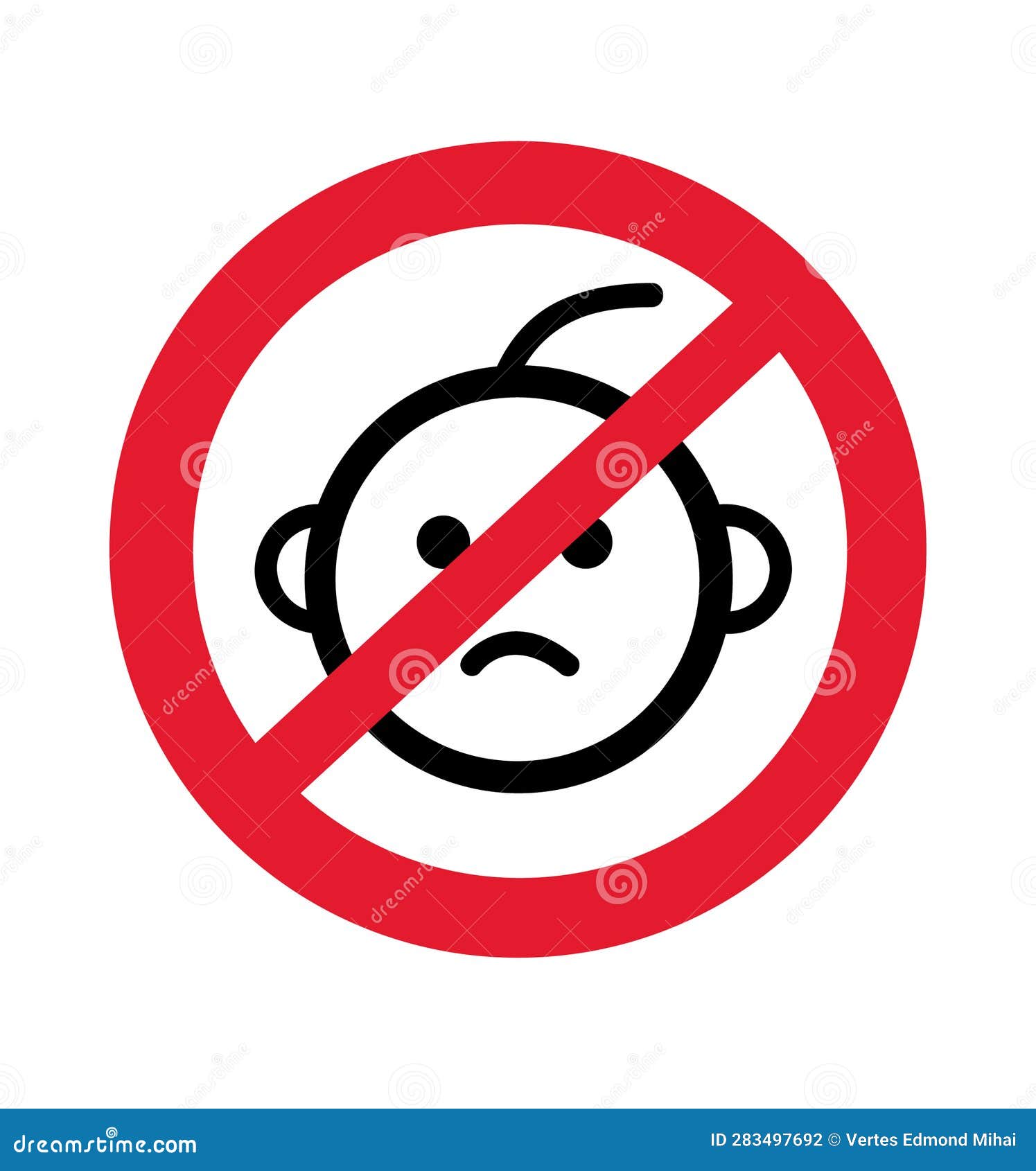 Age warning label vector stock vector. Illustration of danger - 283497692