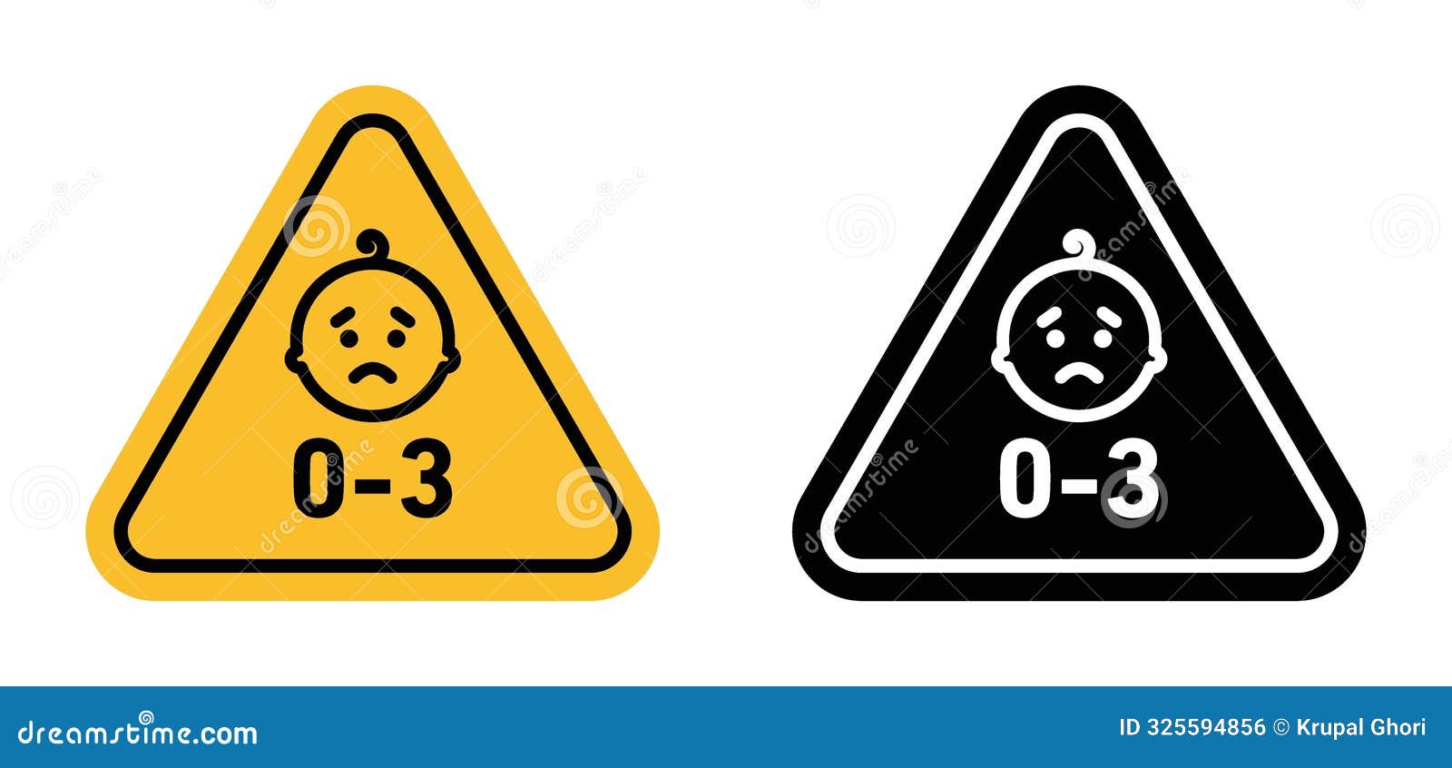 Warning about Age Restriction Indicating Not Suitable for Certain Age ...