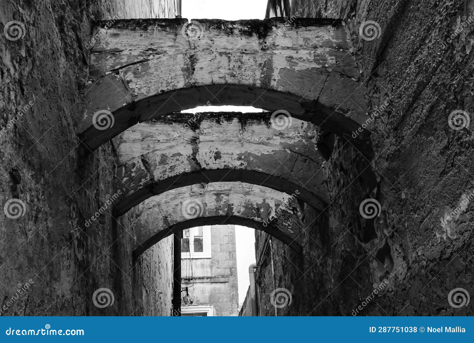 Old stone arch stock photo. Image of aged, medieval - 287751038