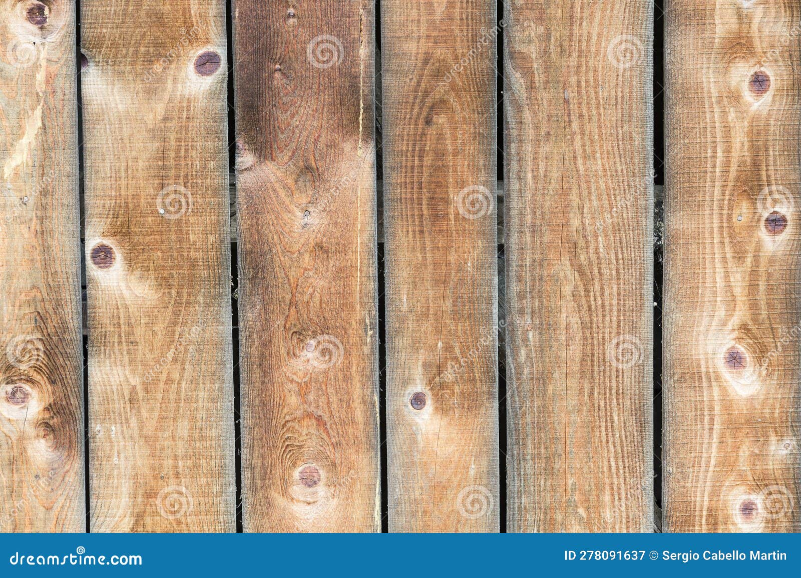 Worn Knotted Boards. Texturized Wooden Surface. Stock Image - Image of ...