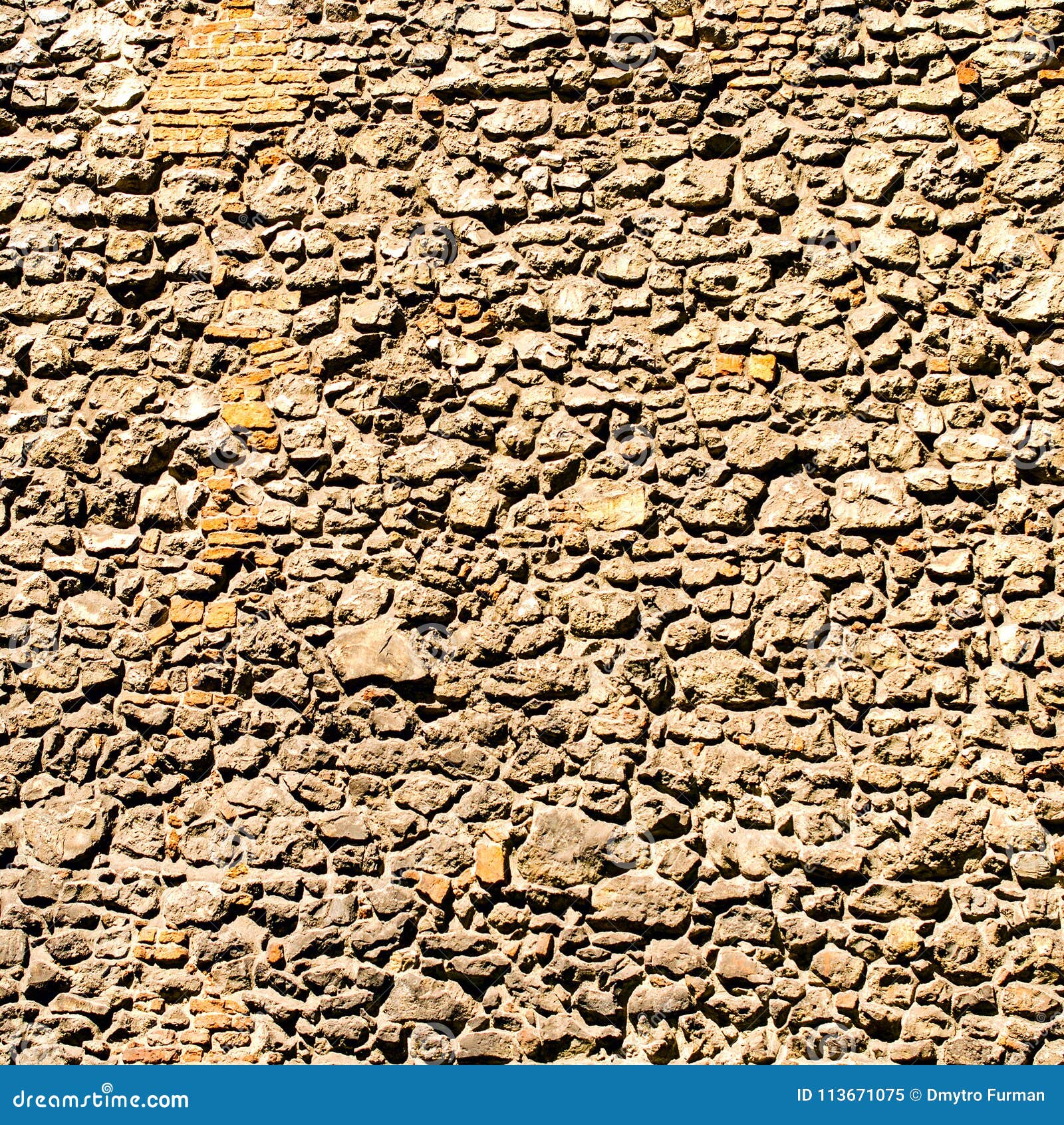 Aged Brick Wall Texture or Background. Structure of the Bricks Stock ...