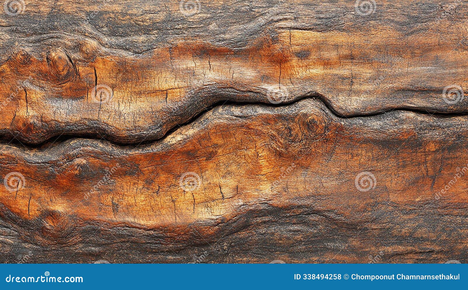 Aged Cherry Wood with a Rugged Texture and Visible Grain Patterns Stock ...