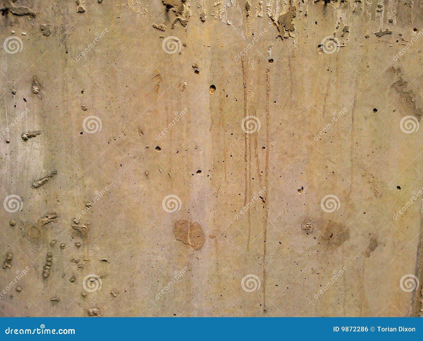 Aged Concrete Wall stock photo. Image of stained, grunge - 9872286