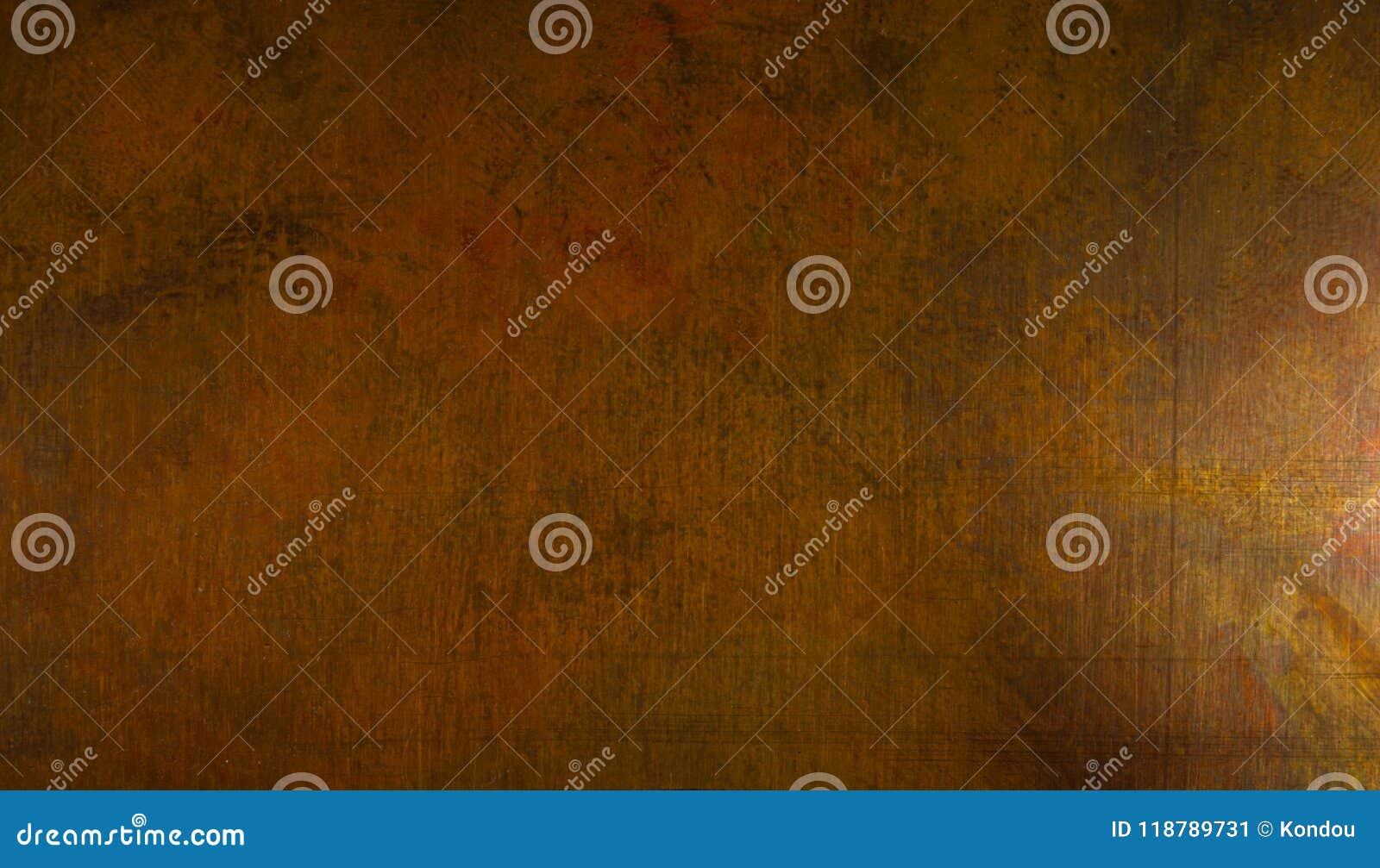 Aged Copper Plate Texture, Old Worn Metal Background. Stock Image ...