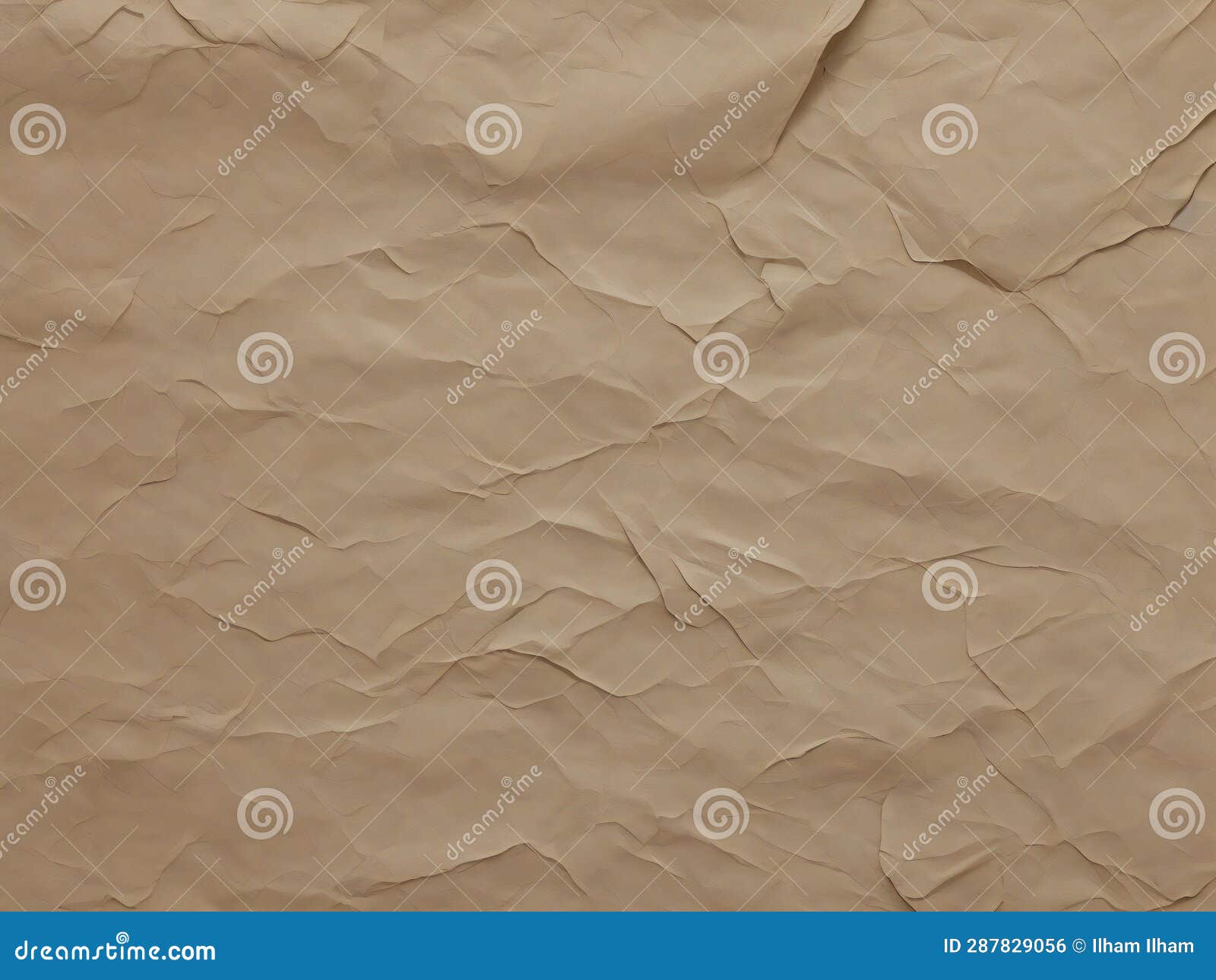 Aged and Crumpled Colored Parchment Paper Background Stock Illustration ...