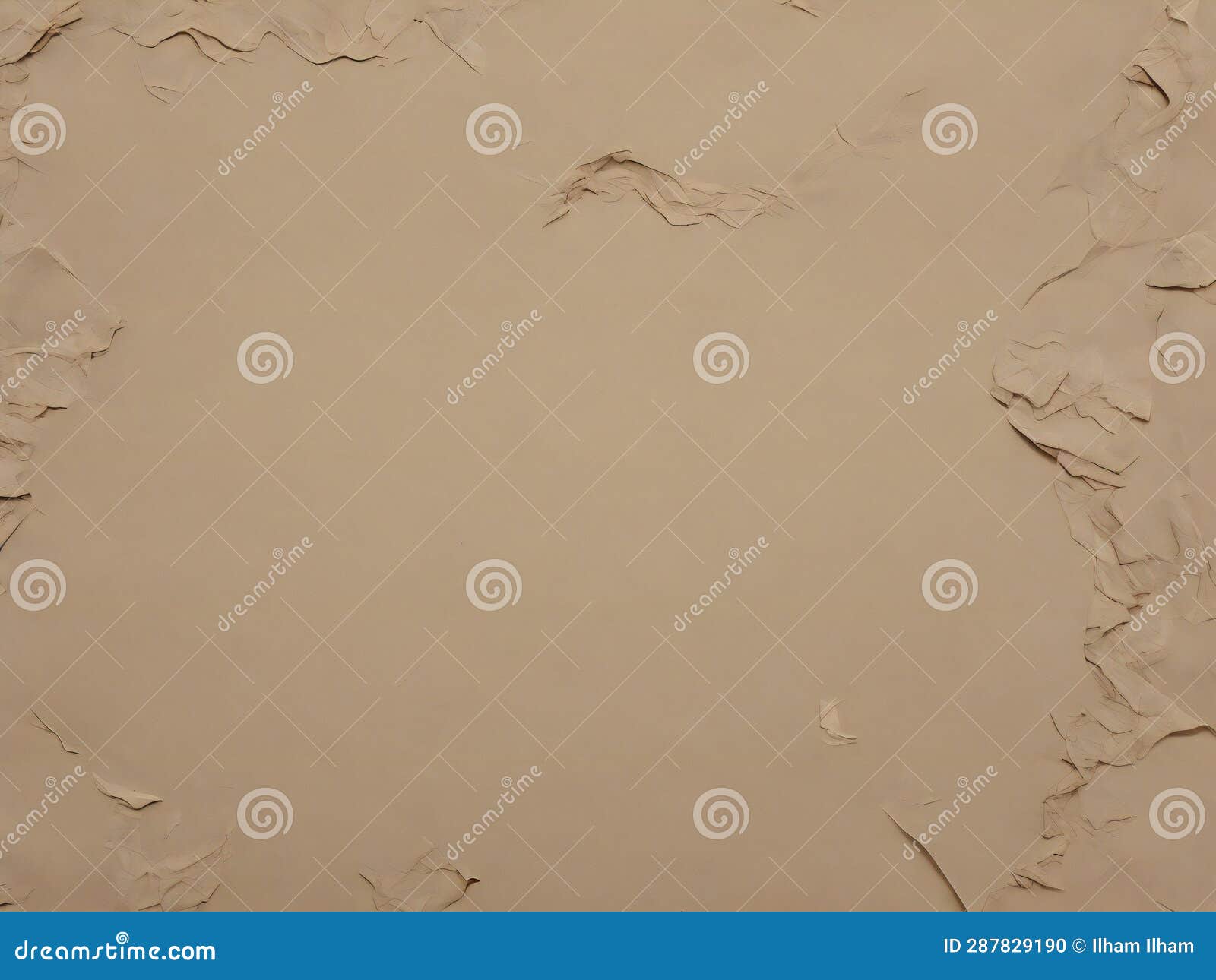 Aged and Crumpled Colored Parchment Paper Background Stock Illustration ...