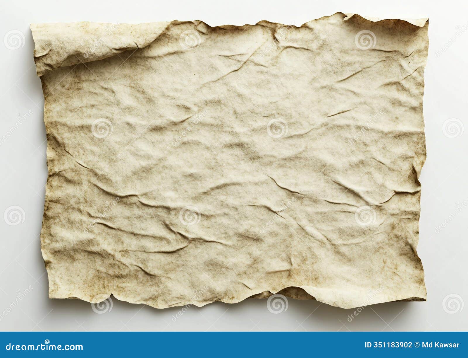 Aged Crumpled Parchment Paper Texture Background High Quality Image ...