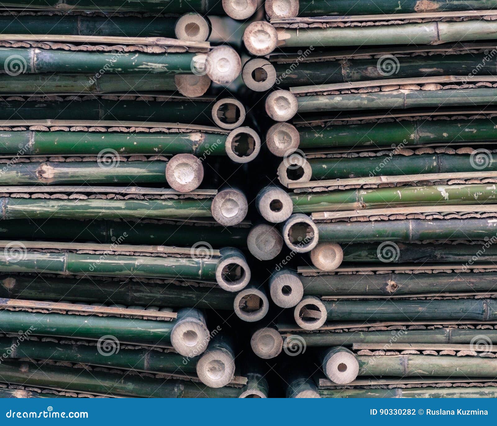 Aged Cutted Bamboo Pipes Texture Abstract Design Stock Photo - Image of ...