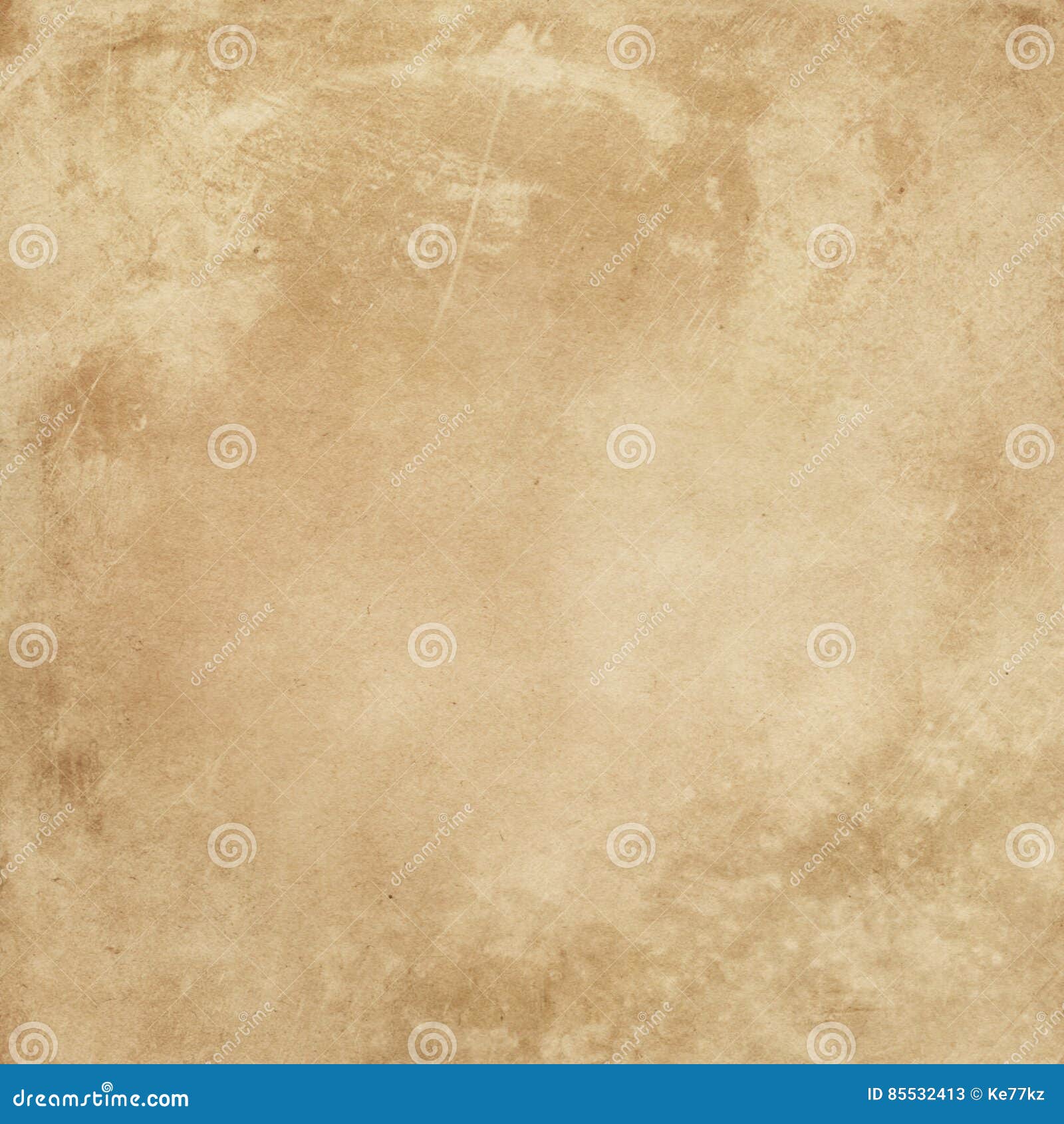 Aged Dirty and Yellowed Paper Texture. Stock Image - Image of material ...