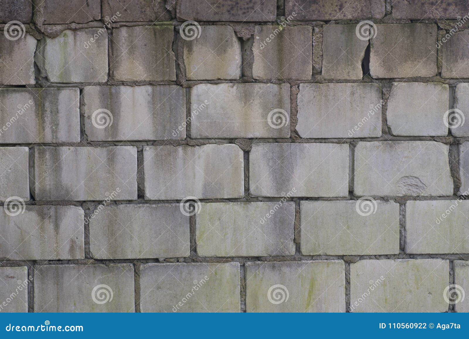 Aged Grey Brick Wall Texture Background Stock Photo - Image of dirty ...