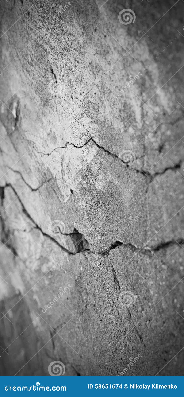 Aged Grunge Abstract Concrete Texture with Dents and Cracked Wal Stock ...