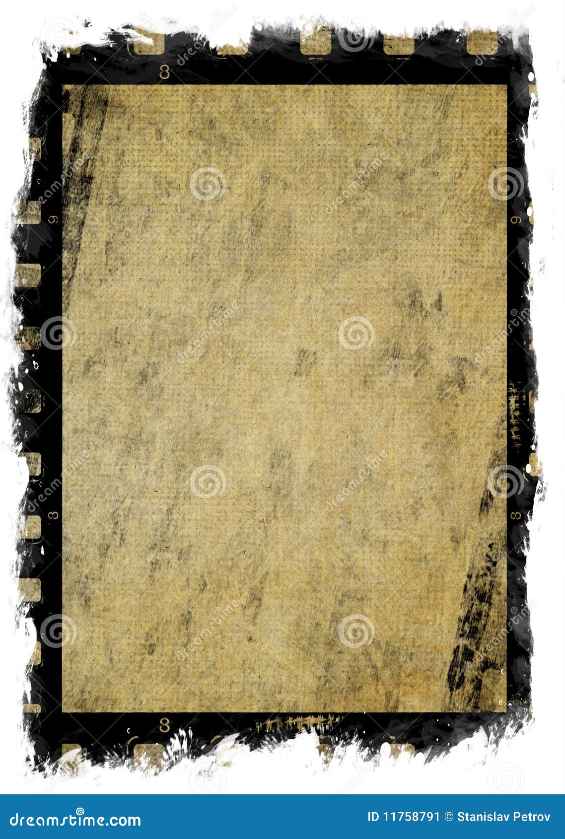Aged Old Grunge Grid Millimeter Paper Background. Close Up Of Orange ...