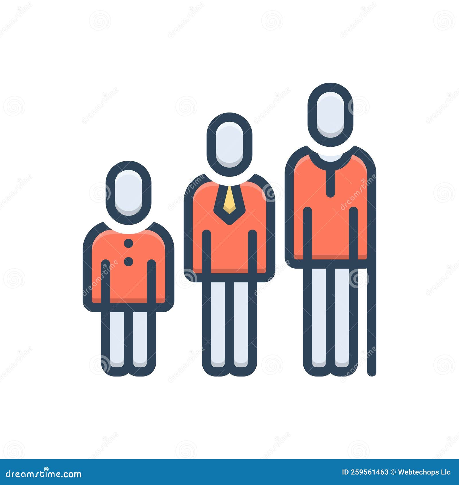 Color Illustration Icon for Aged, Evolution and Maturity Stock Vector ...