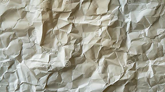 Aged Manuscript with Fold Marks. Stock Illustration - Illustration of ...