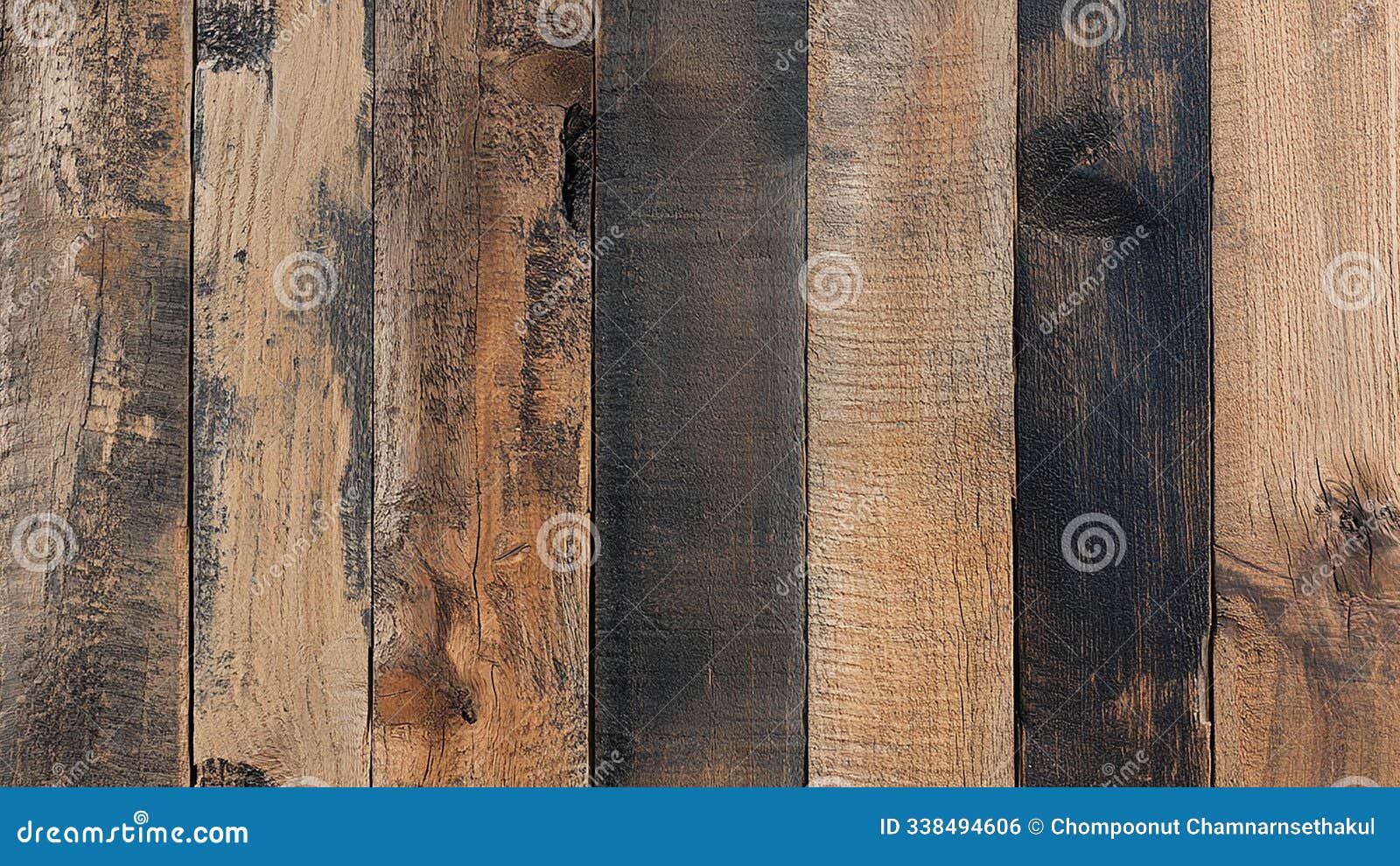 Aged Oak with a Rugged Texture and Natural, Varied Grain Patterns Stock ...