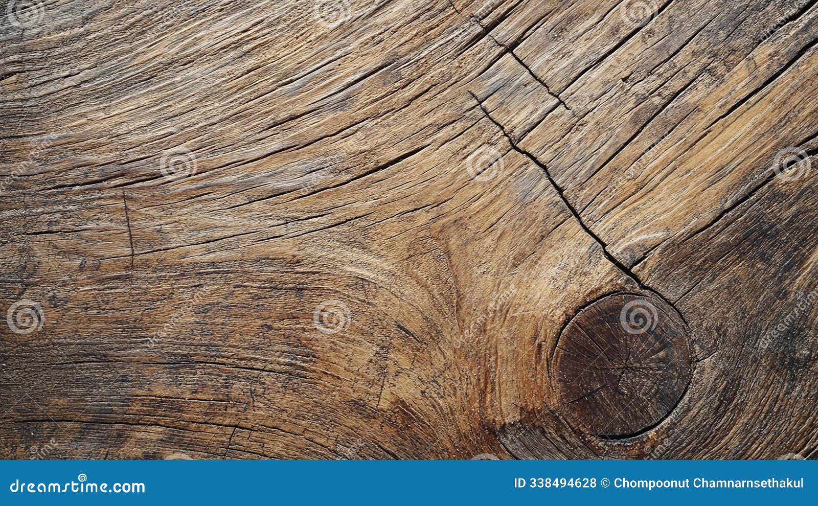Aged Oak with a Rugged Texture and Natural, Varied Grain Patterns Stock ...