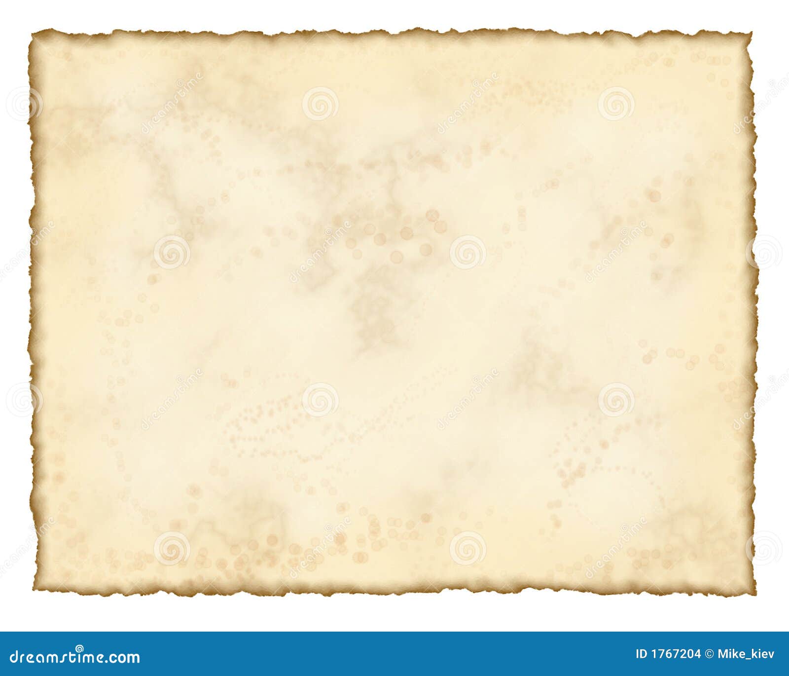 Aged Paper Texture With Natural Noise And Grain. Black Stain On ...