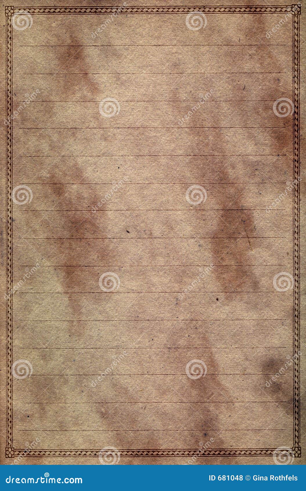 Aged paper 4 stock photo. Image of border, shabby, purple - 681048