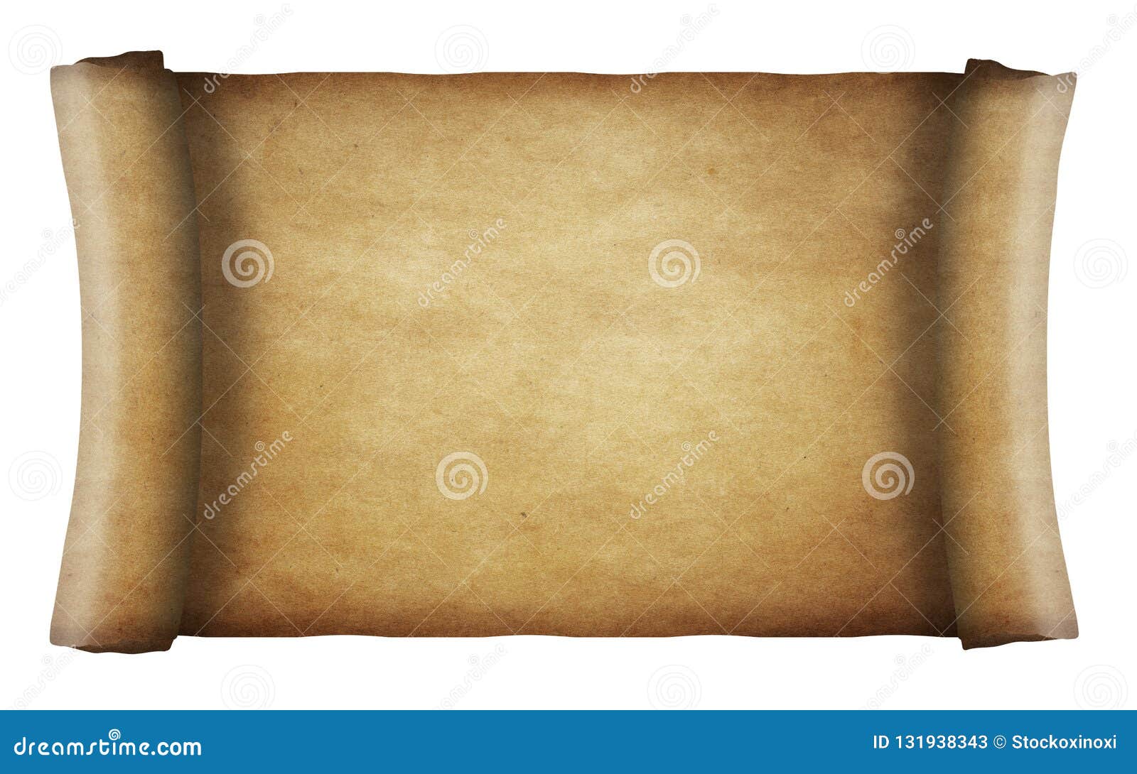 Aged paper scroll stock image. Image of roll, release - 131938343