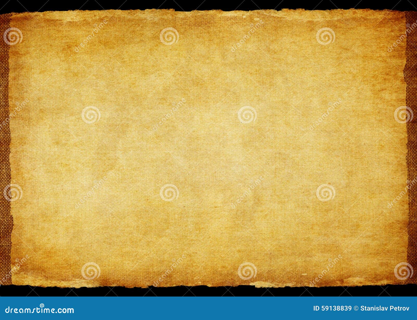 Aged Paper Texture With Natural Noise And Grain. Black Stain On ...