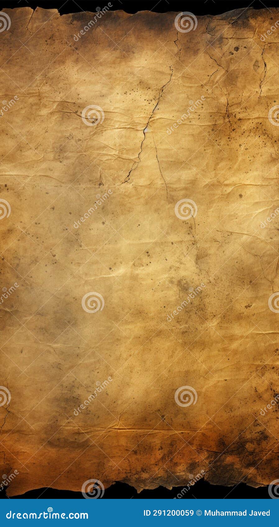 Aged Parchment Texture Featuring Dark, Tattered Edges Stock ...