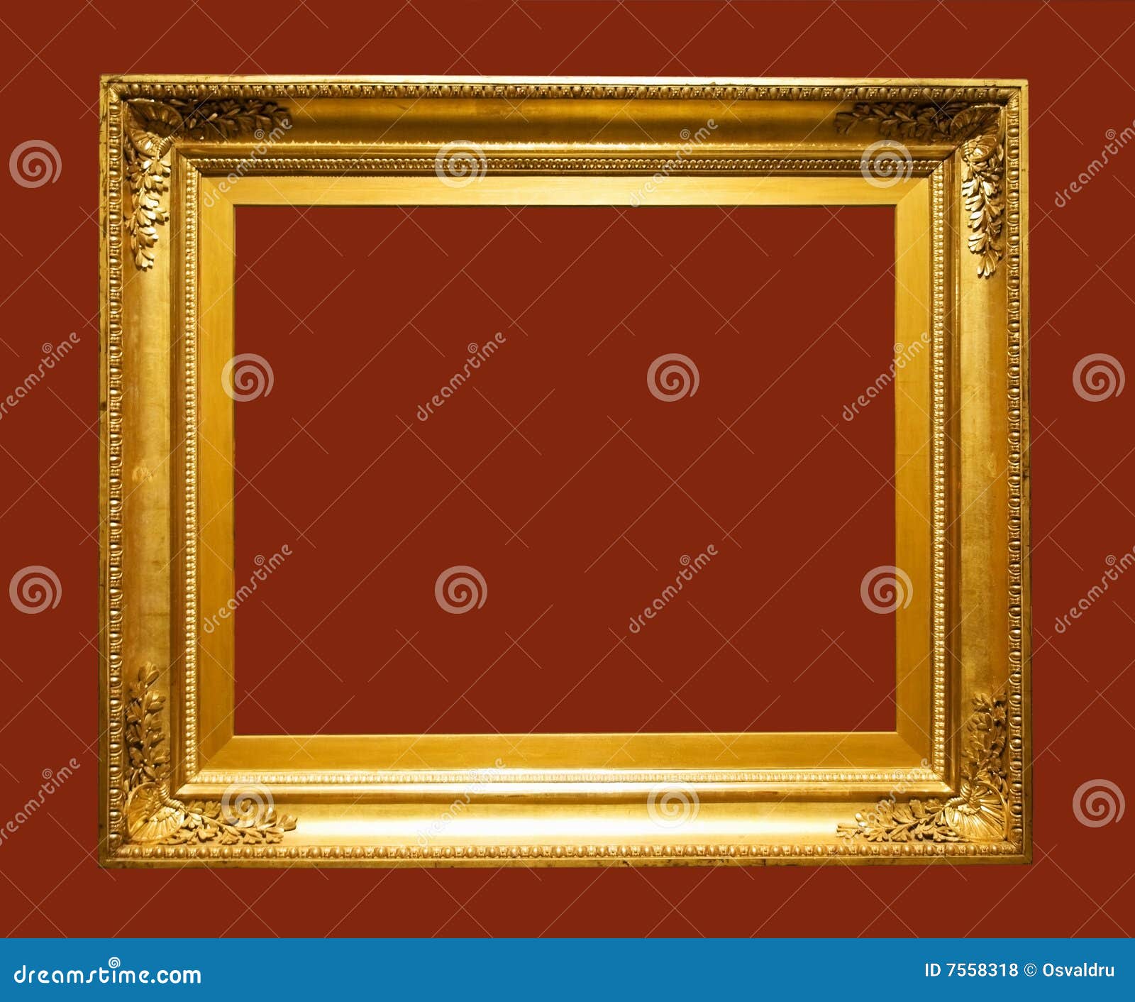 Aged picture frame stock photo. Image of frame, aged, exhibition - 7558318