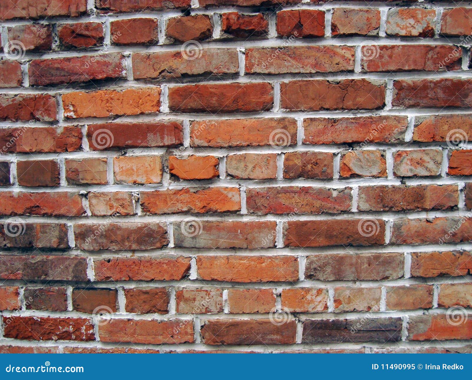 Aged red brick stock image. Image of background, macro - 11490995