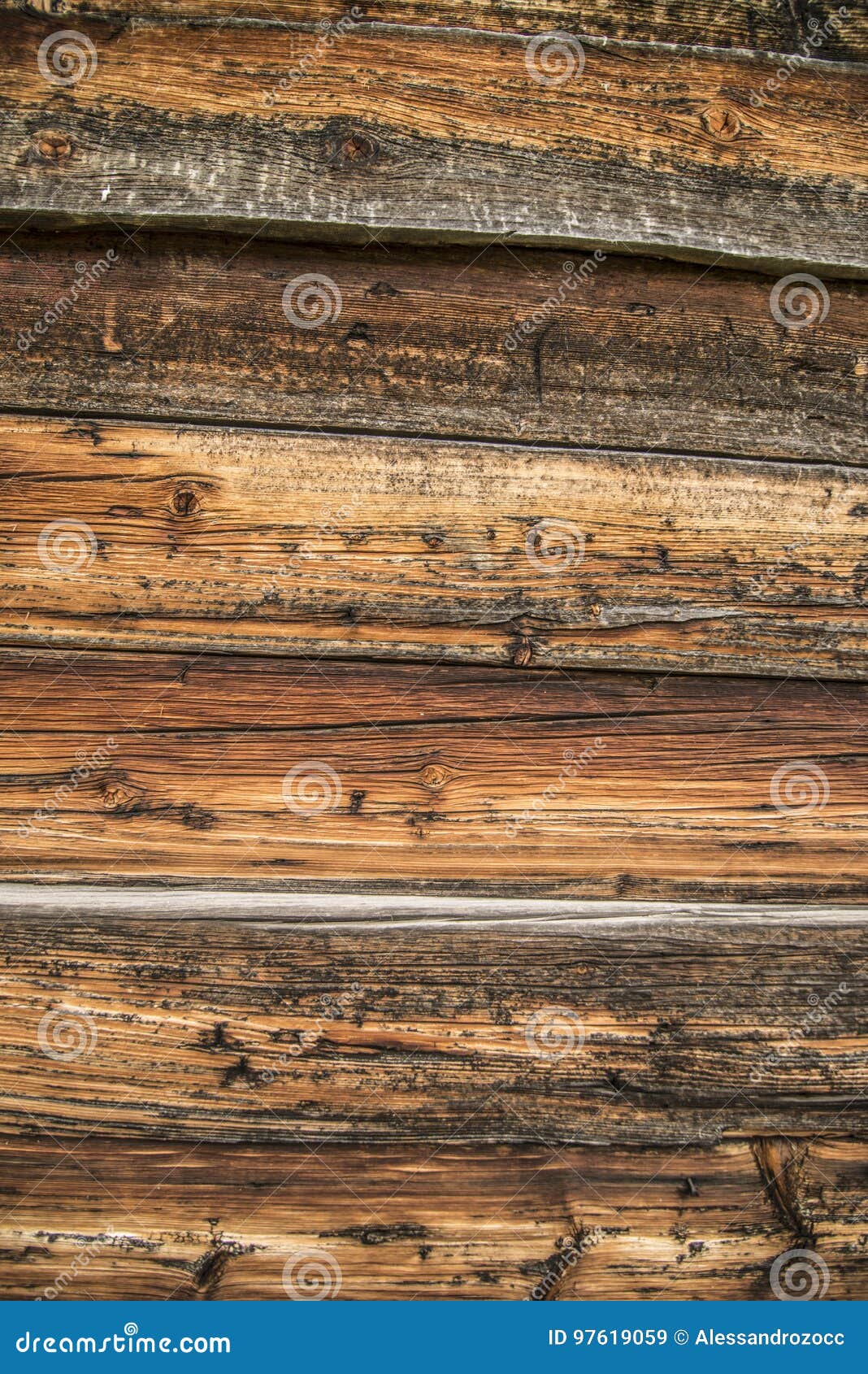 Aged Spruce Pine Wood Plank Wall Detail Stock Image - Image of fence ...