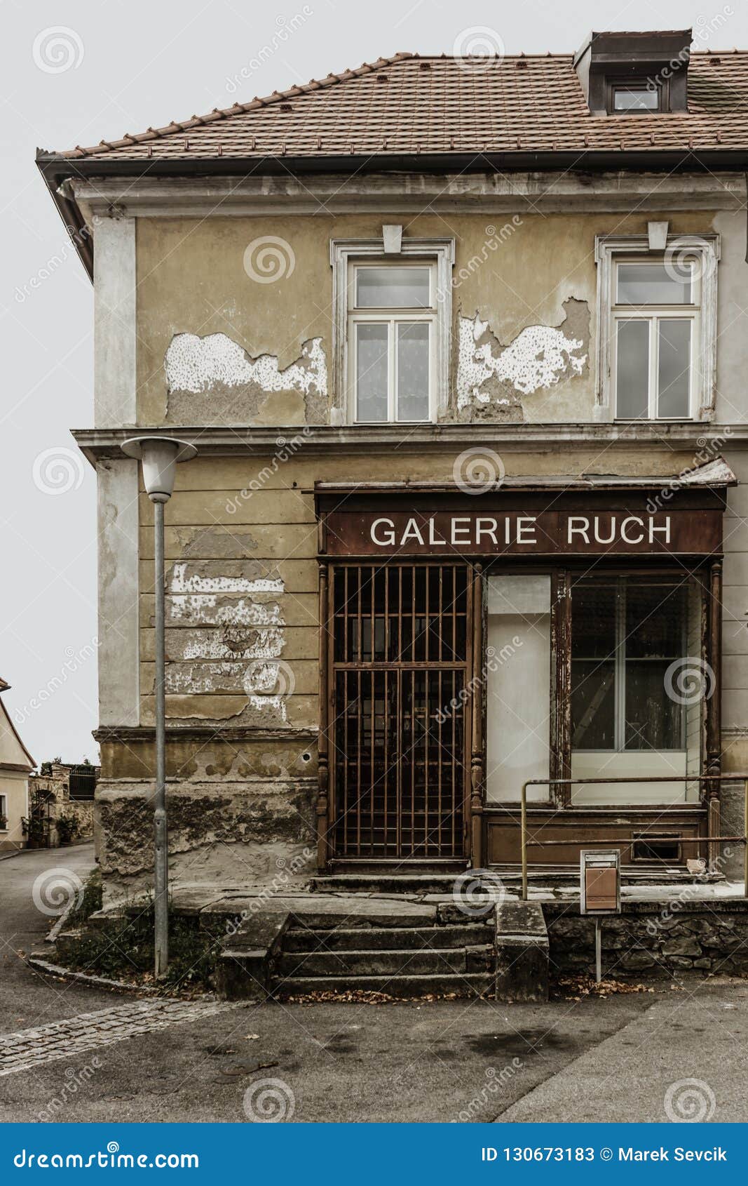 Old Outdated Building, Craked Wall and Decayed Plastre Editorial Stock ...