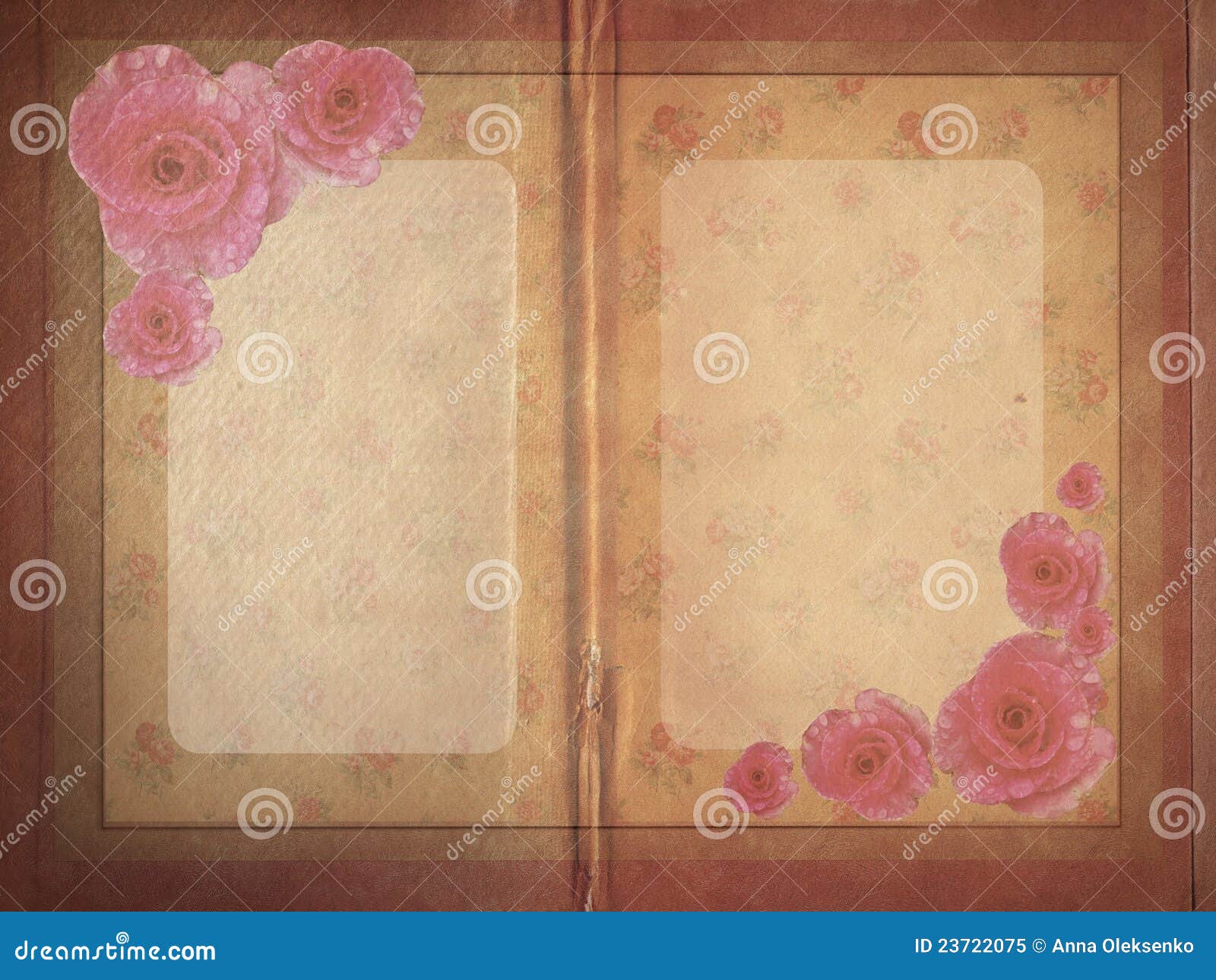 Aged Vintage Wedding (holiday) Invitation Card. Stock Illustration ...