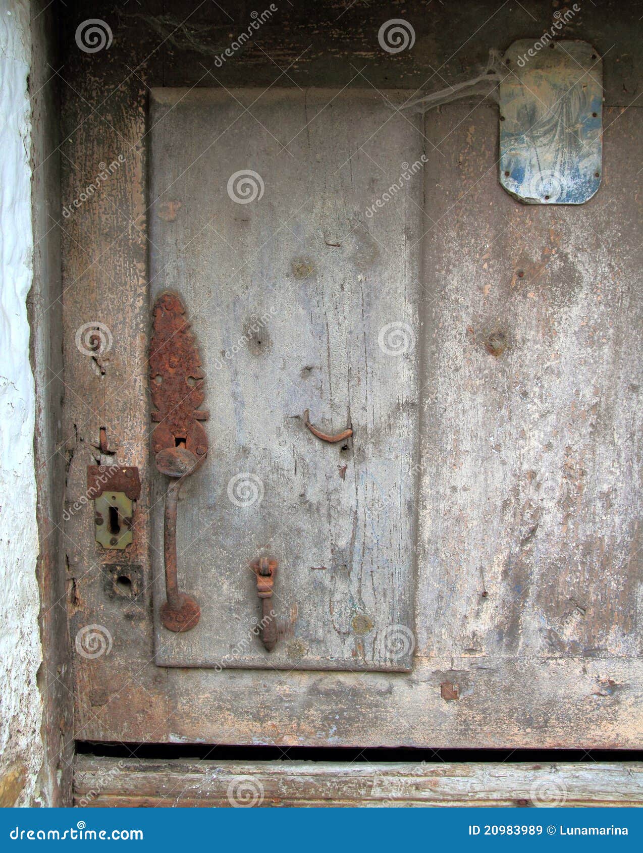 Aged Wood Doors Weathered Vintage Stock Image - Image of ancient ...