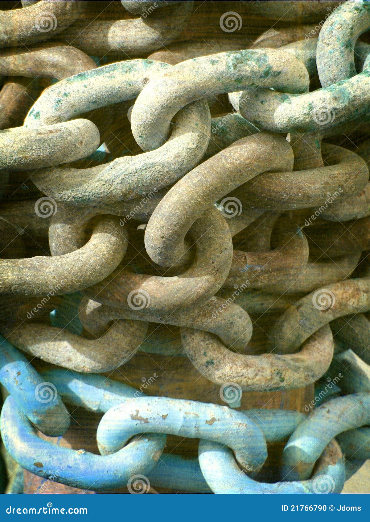 Aged and worn chain stock photo. Image of link, steel - 21766790