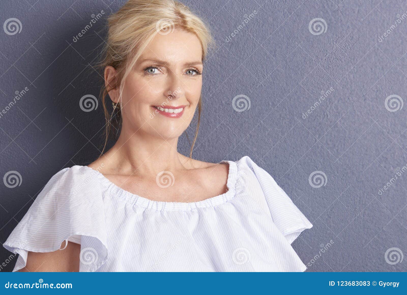 Ageless Beautiful Woman Portrait Stock Image Image Of Female