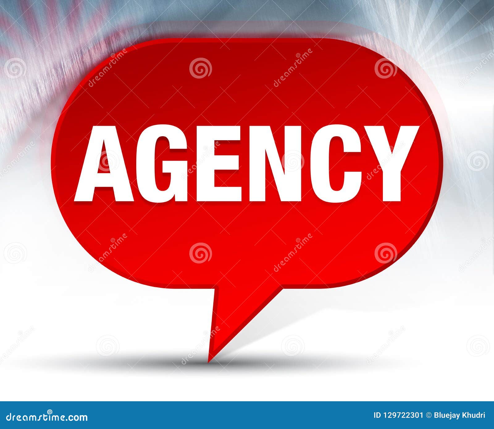 Agency Red Bubble Background Stock Illustration - Illustration of ...