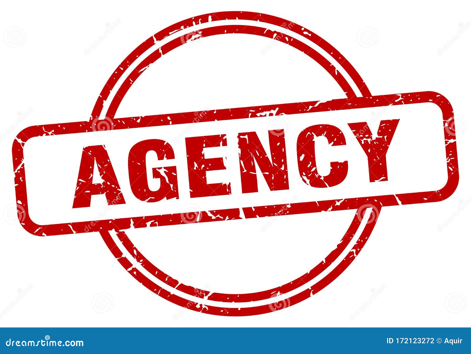Agency Stamp. Agency Round Grunge Sign Stock Vector - Illustration of ...