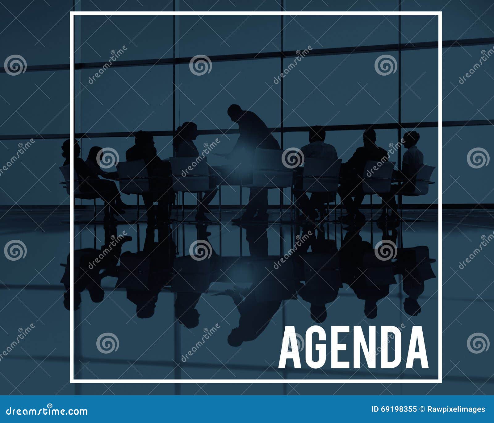 Agenda Plan Program Schedule Calendar Concept Stock Image - Image of ...