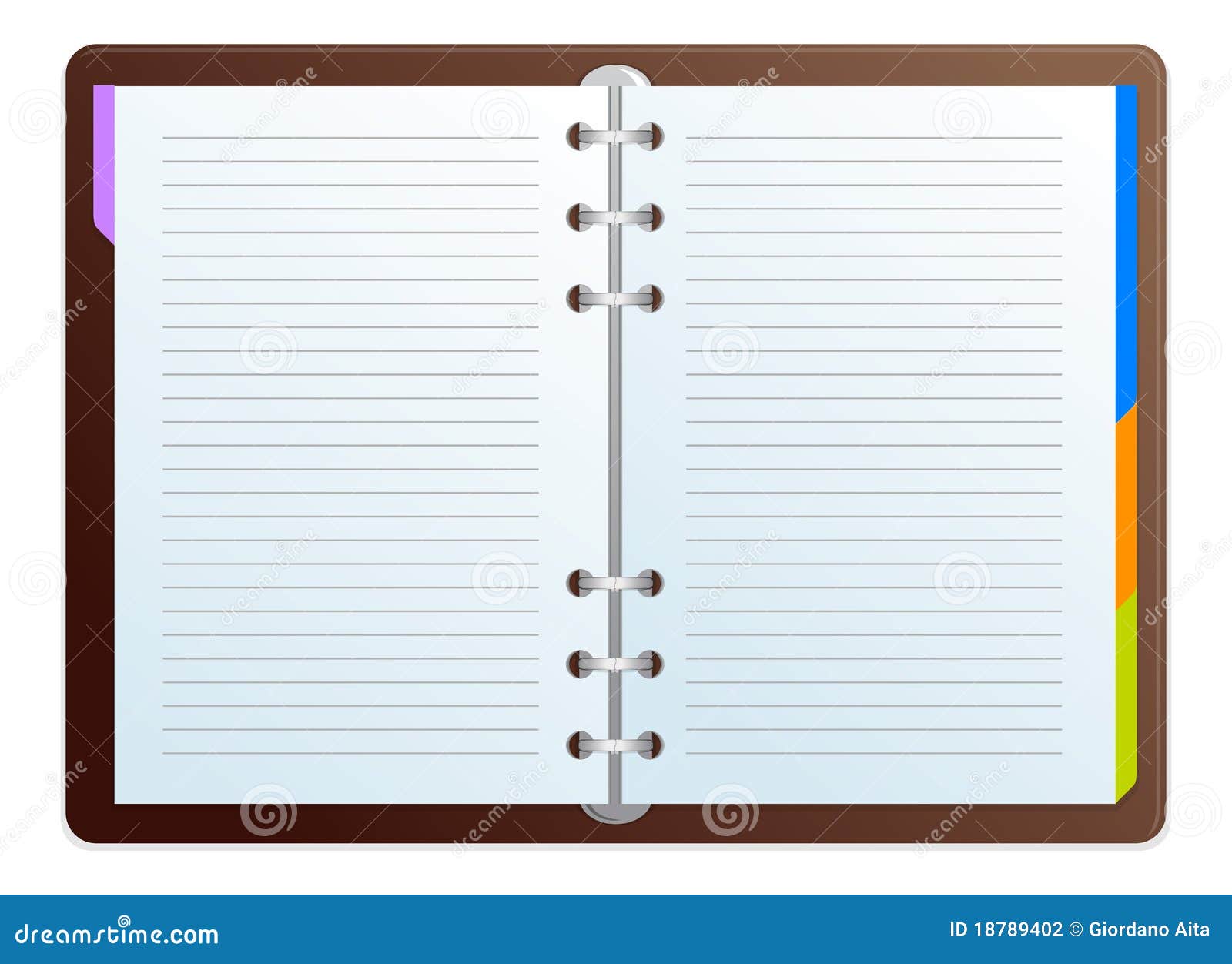 Agenda Vector stock vector. Illustration of agenda, note - 18789402