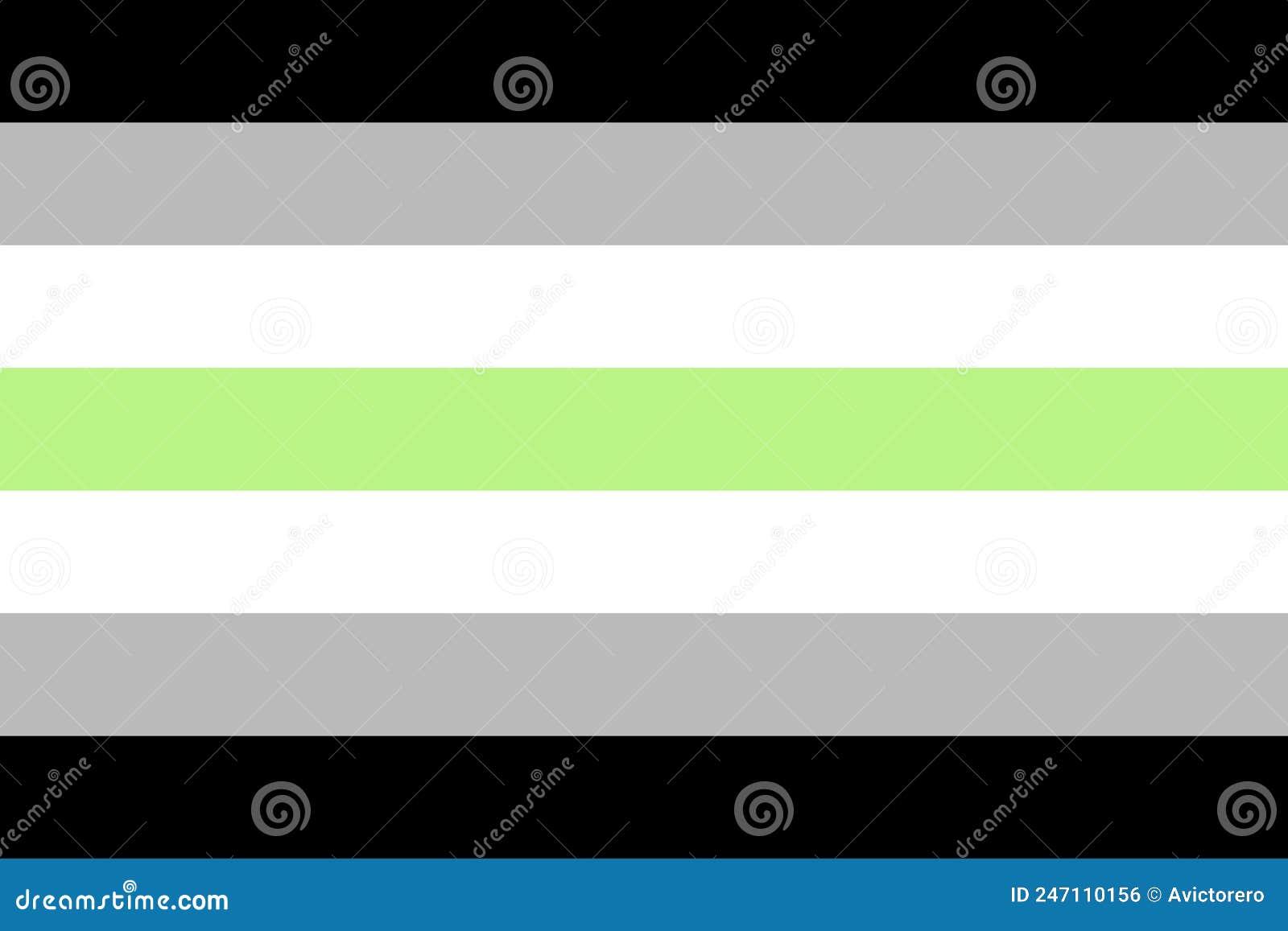 Agender Pride Flag Background Symbol Of Agender Community Stock Vector