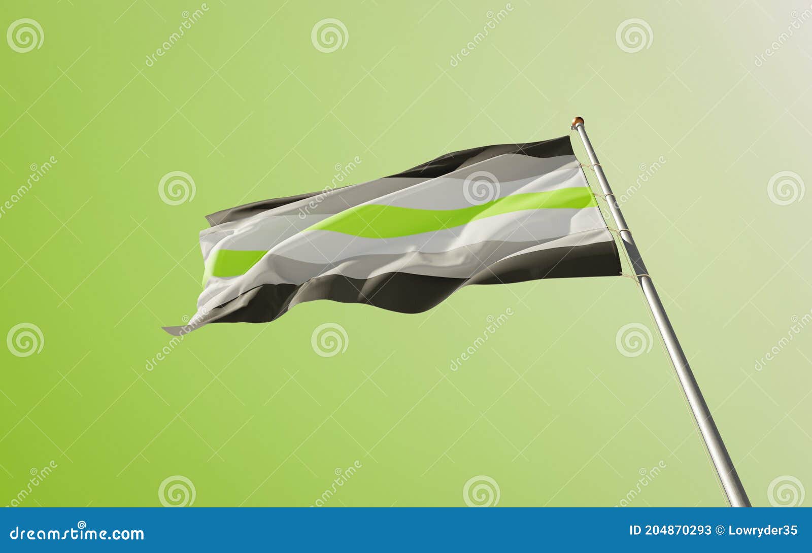 Agender Pride Flag. Symbol Of LGBT Community. Vector Flag Sexual ...