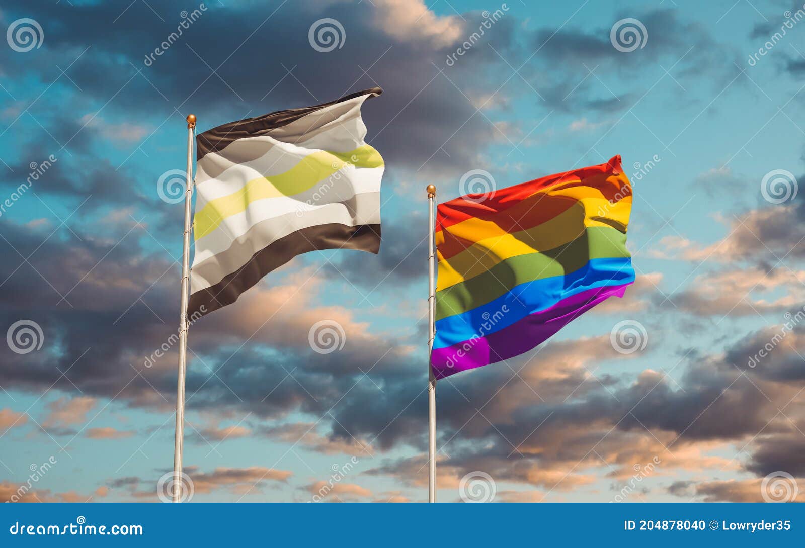 LGBT Gay Flags Icon Set, Isolated On White Background. Transgender Flag ...