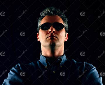 Agent stock photo. Image of blue, strength, gard, tough - 53920