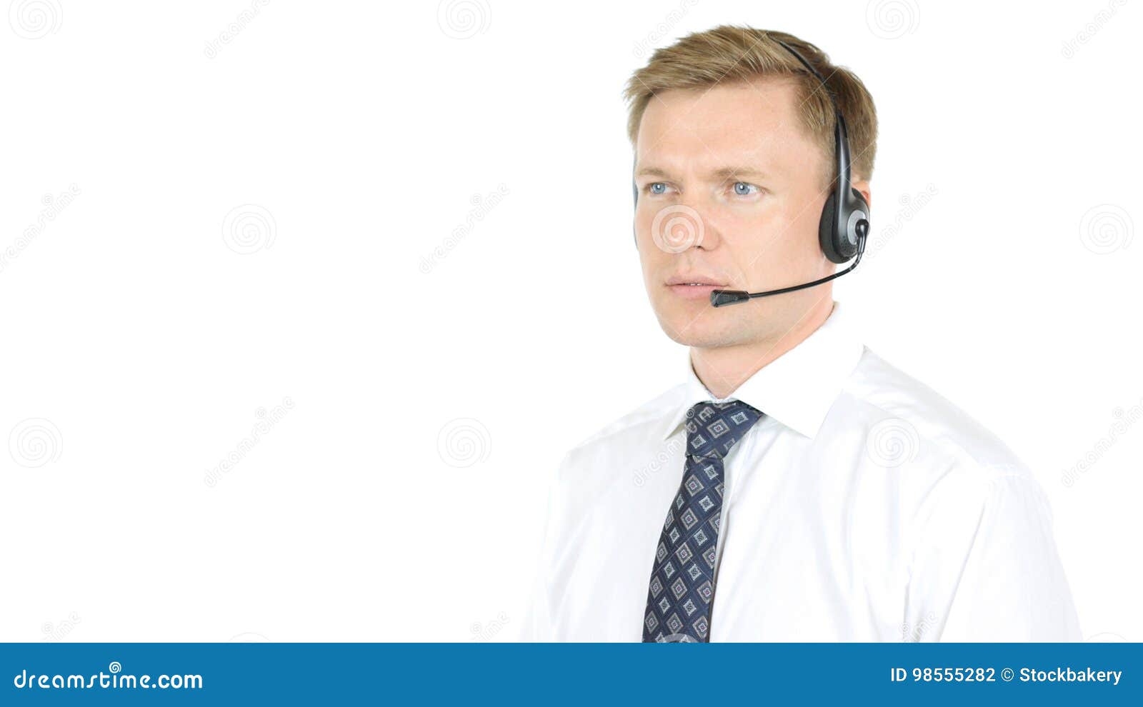 Agent, Customer Support Service Operator, Businessman Stock Photo ...