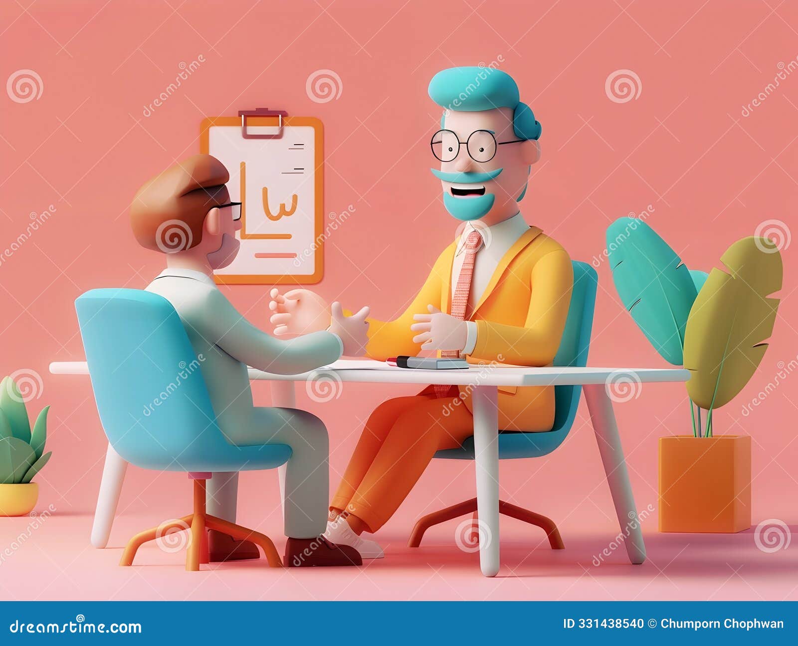 Agent Handling a Customer Complaint Professionally in an Office Setting ...