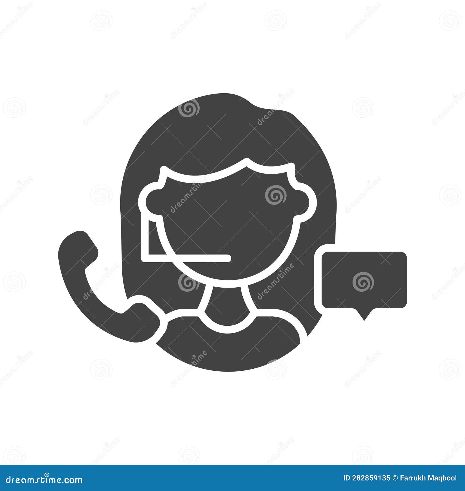 Agent Icon Image. stock vector. Illustration of graph - 282859135