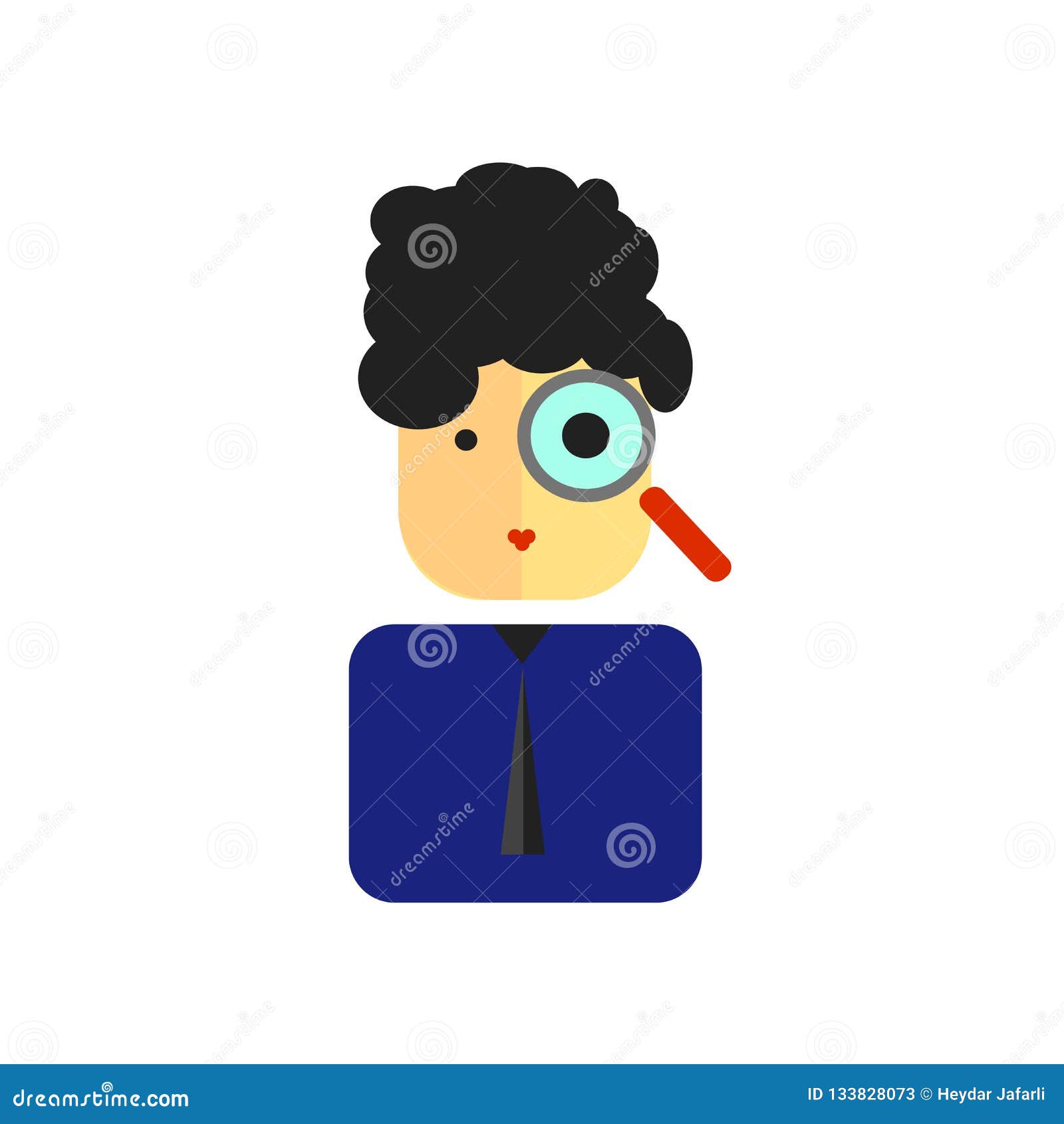 Agent Icon Vector Sign and Symbol Isolated on White Background Stock ...