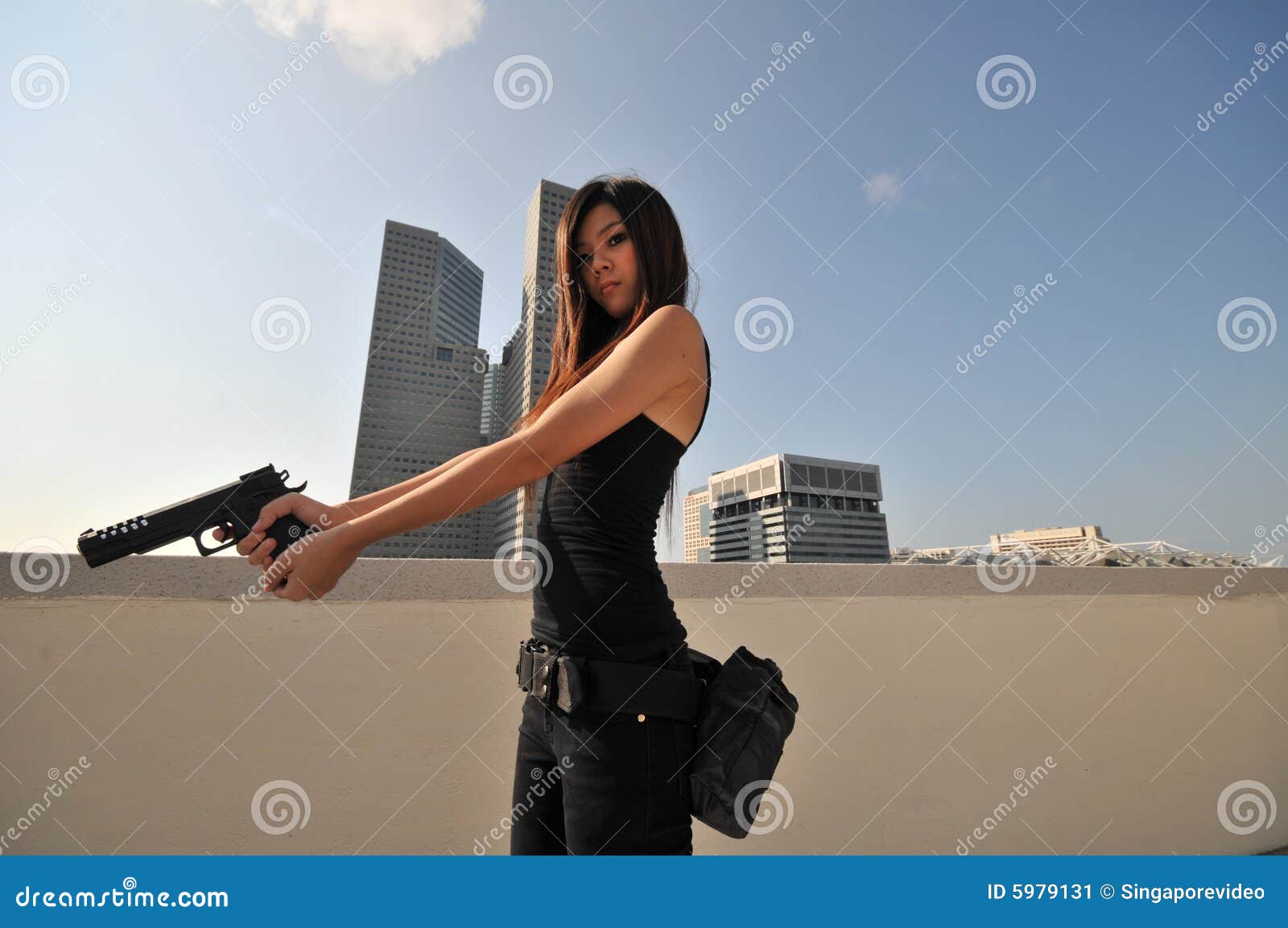 Agent/ Killer 41 stock image. Image of hitman, guns, gangster - 5979131