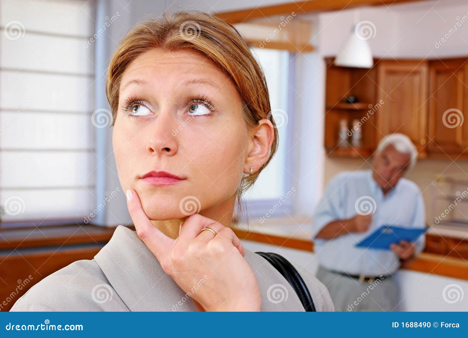 Agent showing flat stock photo. Image of estate, appointment - 1688490